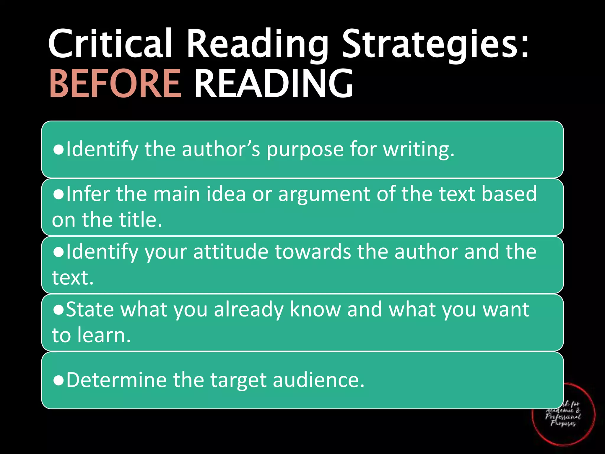2. EAPP - Text Structures and Reading Strategies.pptx