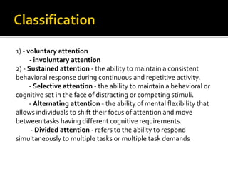 2. Memory and attention.pptx | Data Storage and Warehousing | Computing