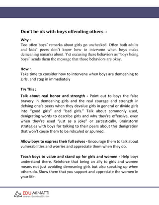 Preventing and reducing gender bias system | PDF