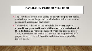 2.3.3 Tradiational Methods of Evaluating Investment Proposals.pptx