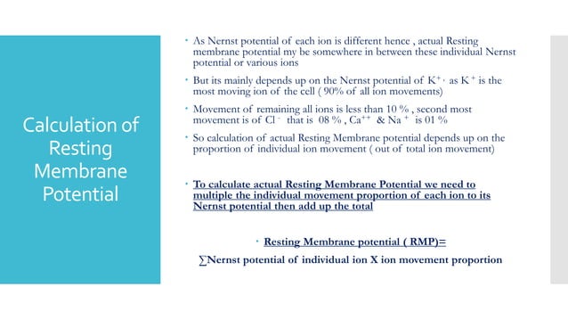 2. BIOPHYSICS – Membrane Potentials and Action Potential.pptx ...