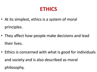 Ethics & Values | PPT