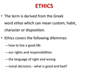Ethics & Values | PPT