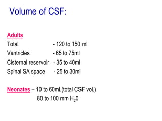 2.-Cerebrospinal-fluid.ppt | Brain and Nervous System Disorders ...