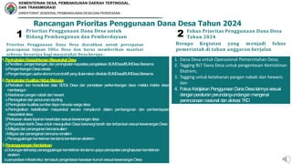 2. Kemendes - Prioritas Penggunaan Dana Desa Tahun 2024.pptx