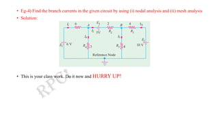 2. Nodal Analysis Complete.pdf | Computer Networking | Computing