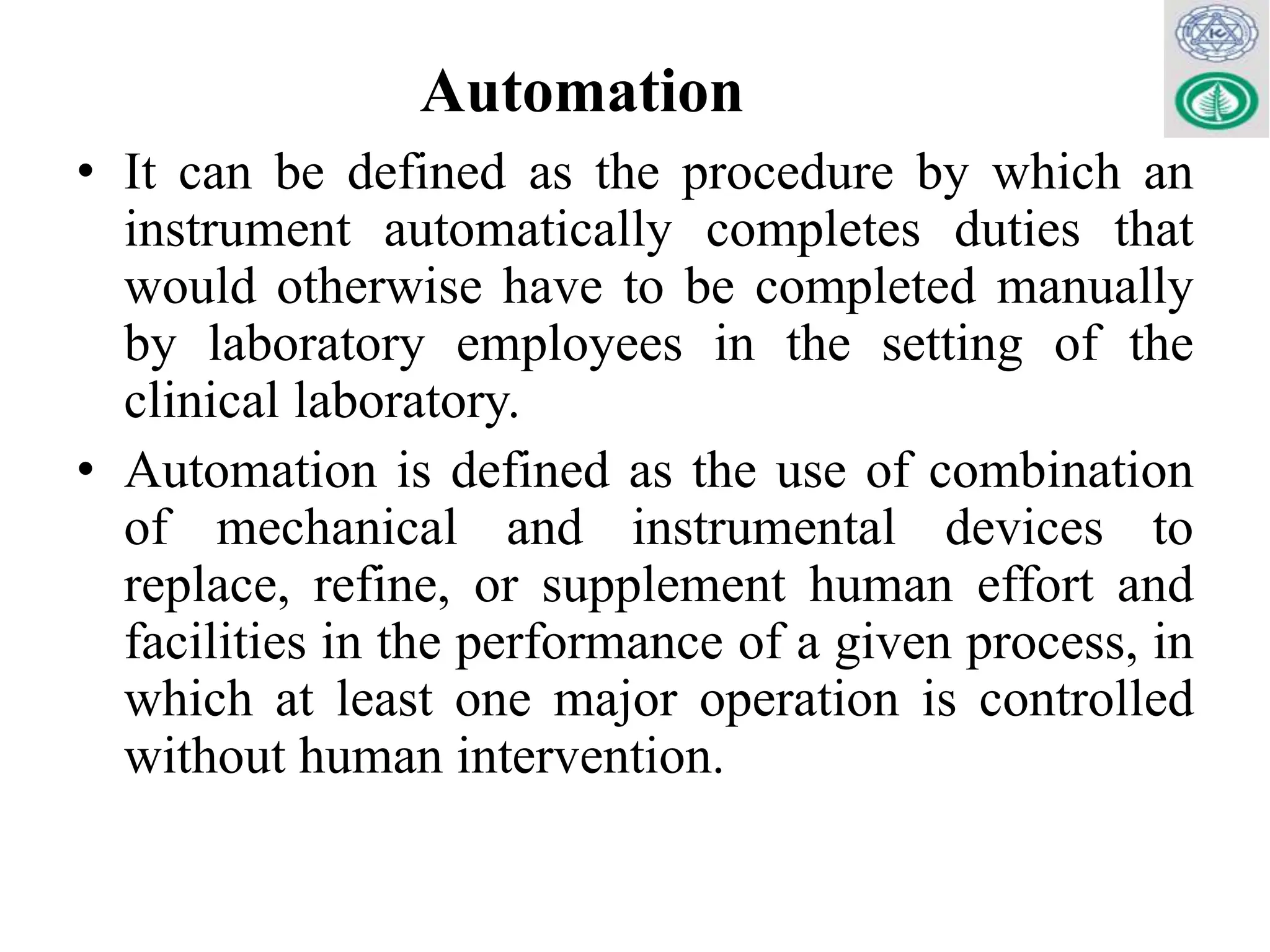 2. Automationa & AI in Clinical Laboratory.pptx