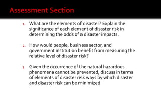 Disaster-Risk | PPTX | Geography | Science