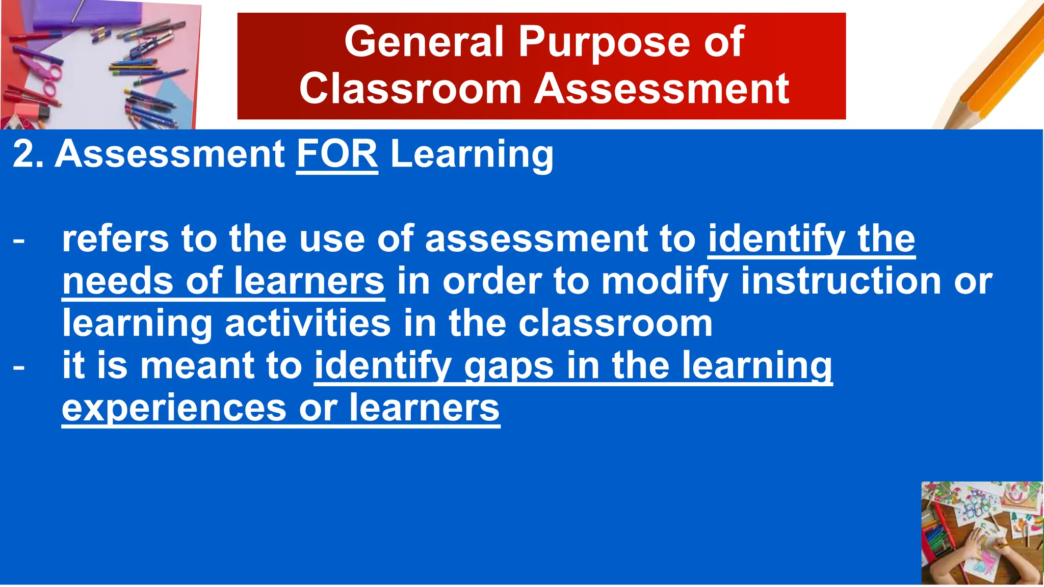 2. Assessment purposes, learning targets, and appropriate methods.pptx