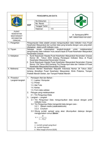 2. SOP PENGUMPULAN DATA 2023.docx