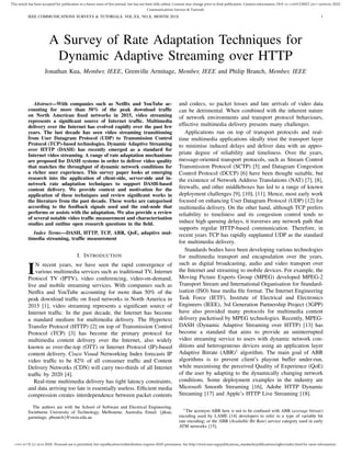 2. A Survey of Rate Adaptation Techniques for Dynamic Adaptive ...