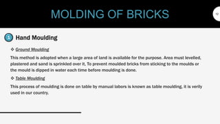 2. Manufacturing of Bricks chp 2.pptx | Woodworking | Arts and Crafts
