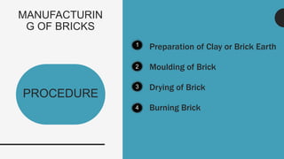 2. Manufacturing of Bricks chp 2.pptx | Woodworking | Arts and Crafts