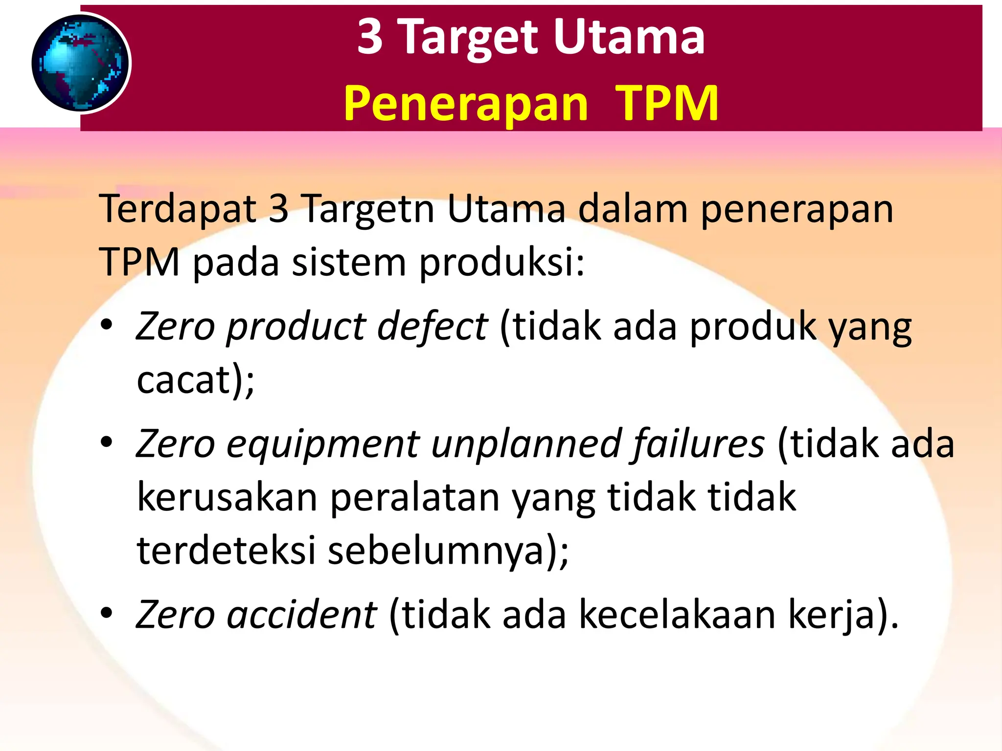 Penerapan Total Productive Maintenance (TPM) _Training "TOTAL ...