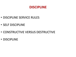 Discipline | PPT