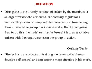 Discipline | PPTX