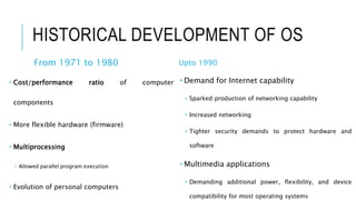 Operating Systems Genesis, Development and Functions m.pptx