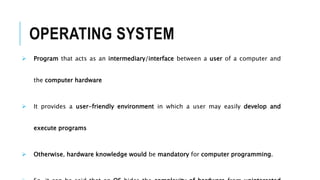 Operating Systems Genesis, Development and Functions m.pptx