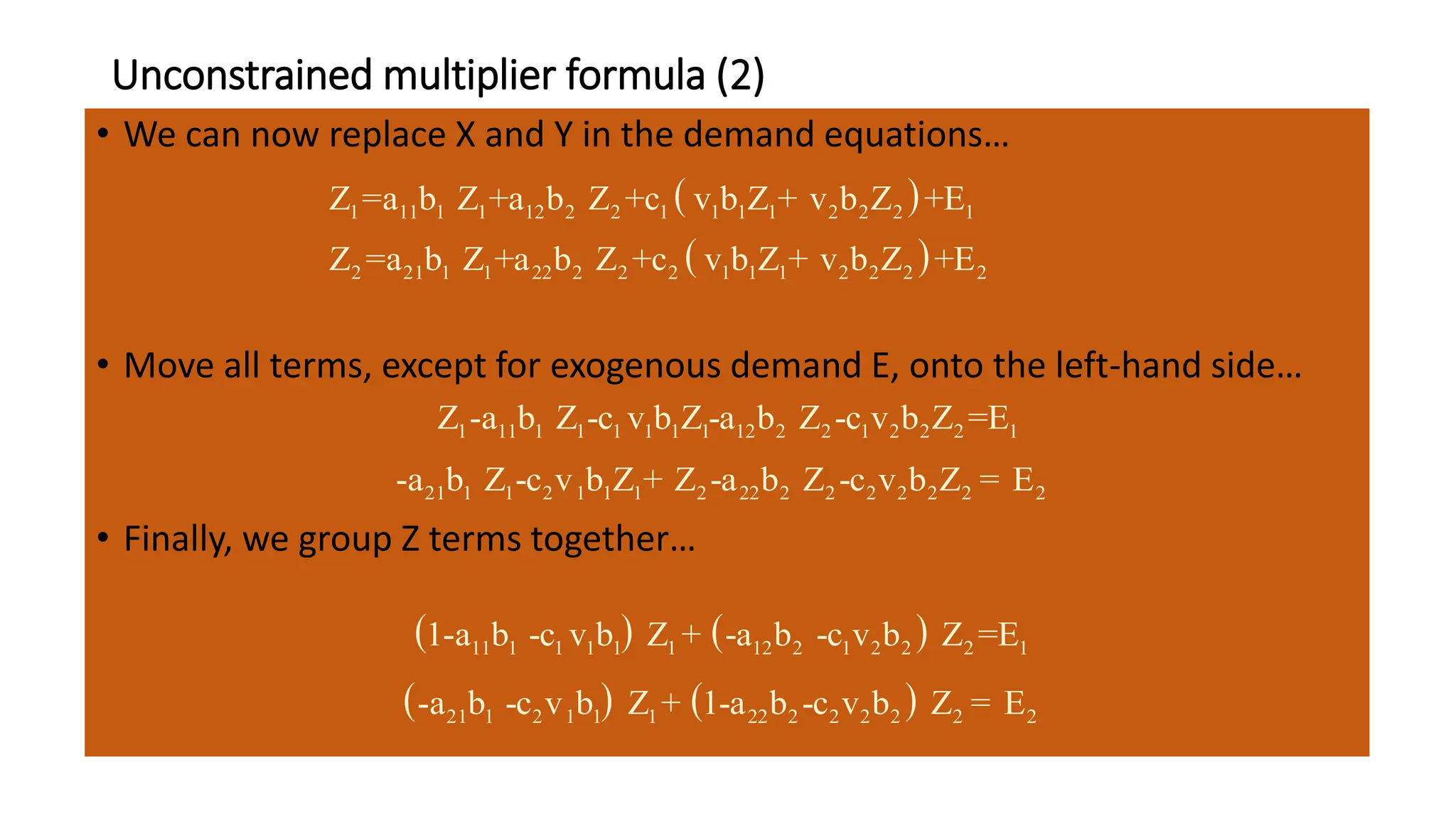 2. Unconstrained Multiplier Analysis.pptx