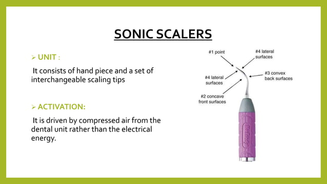 Sonic and ultrasonic instruments in periodontology.pptx | Oral care ...