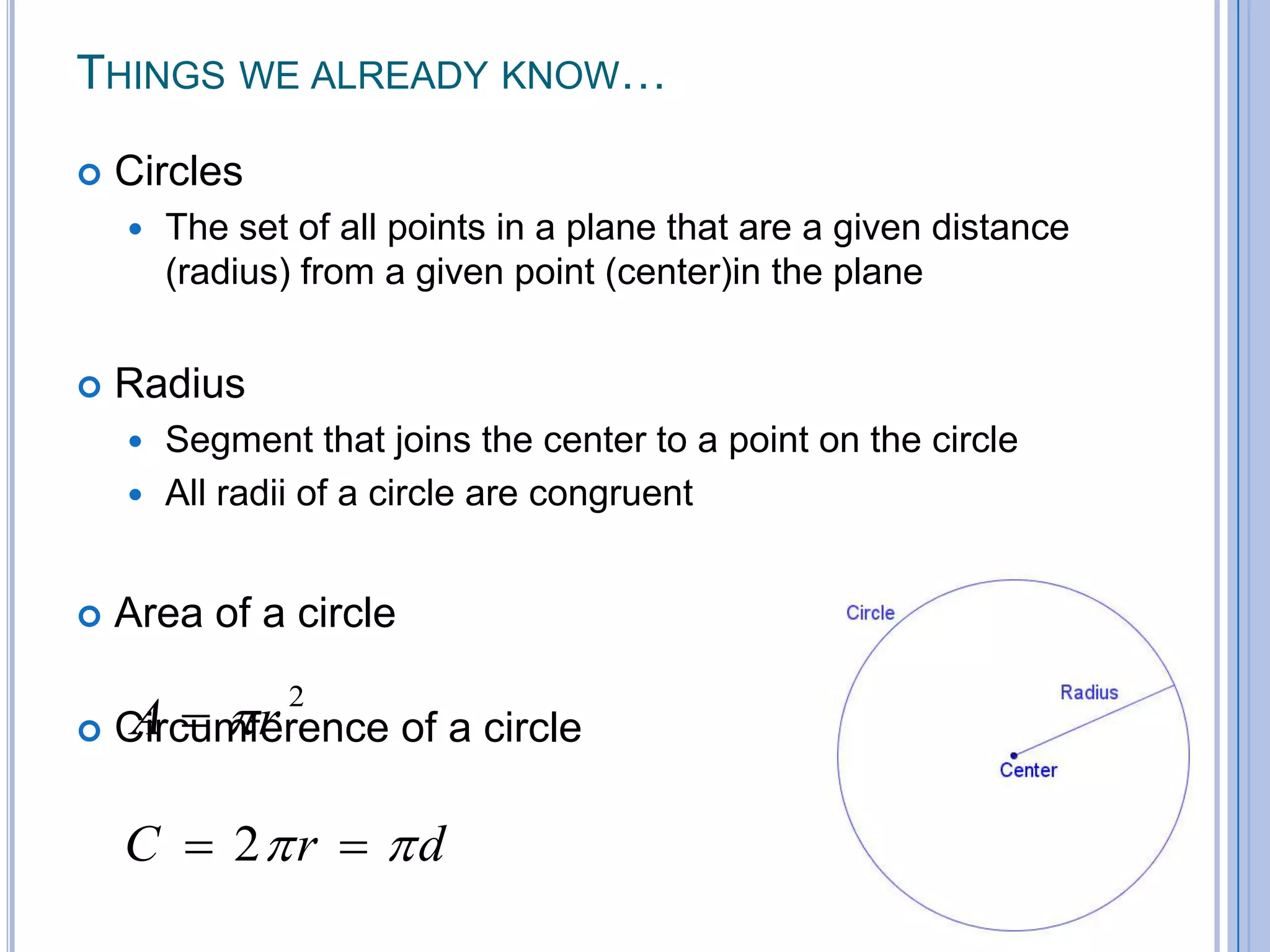 2.24.10 Intro To Circles | PPTX