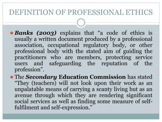 2. Principle and Significance of professional ethics.pptx