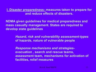 Disaster management class 9 ppt for seminar | PPT