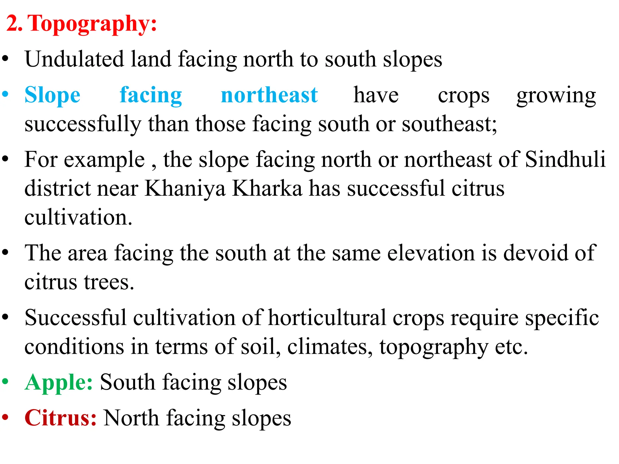 2. Importance, Scope, national policies of horticulture and constraints ...