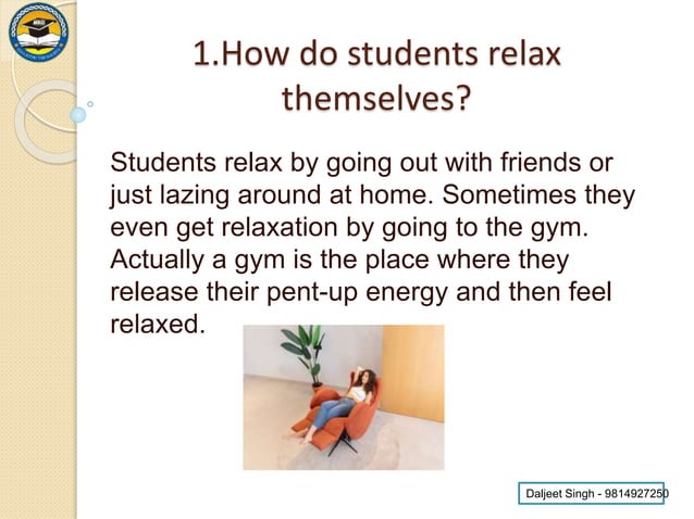 Describe a place to relax. Latest IELTS cue card | PPTX