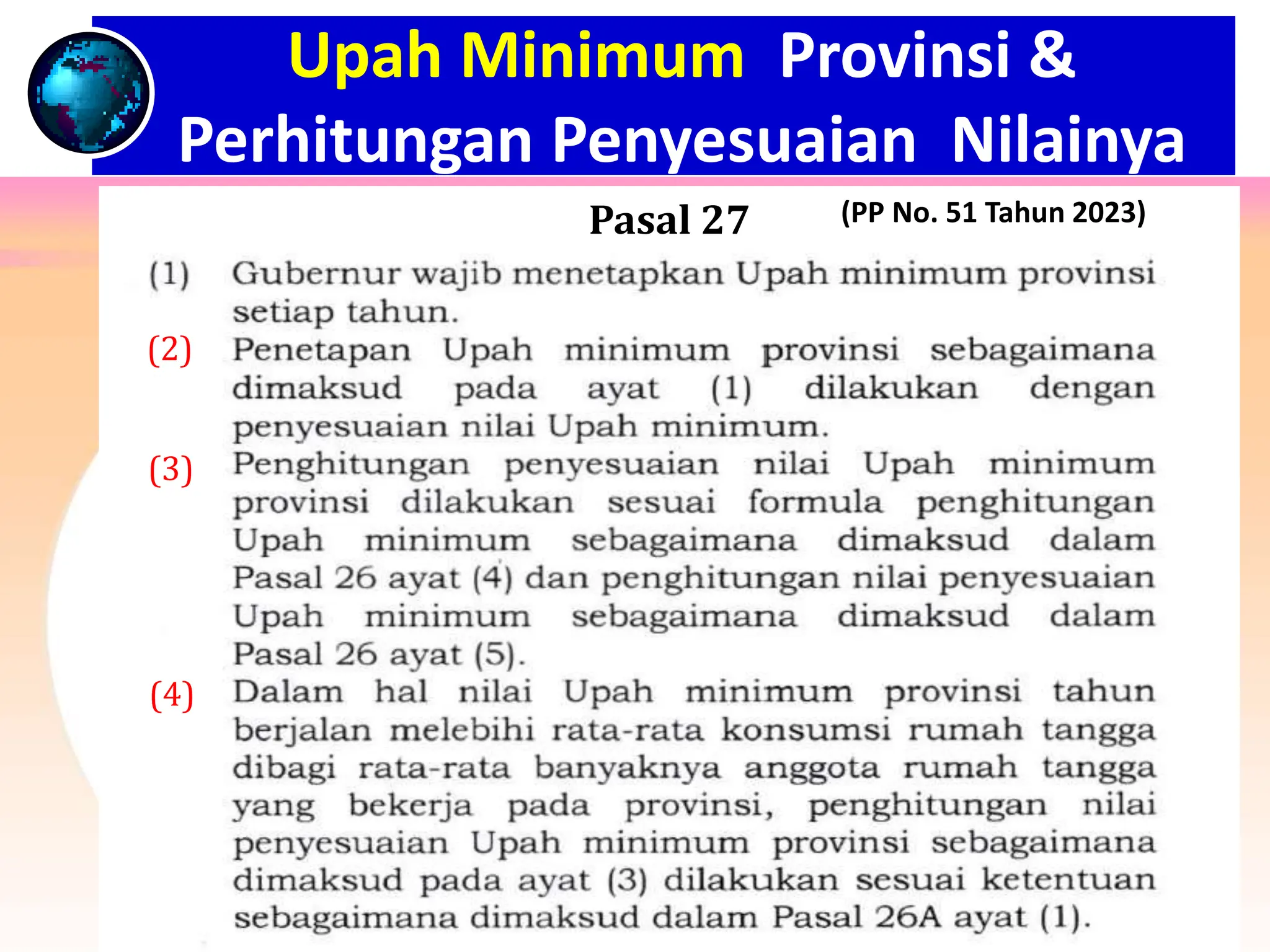 Upah Minimum Provinsi & Perhitungan Penyesuaian Nilainya _Workshop ...