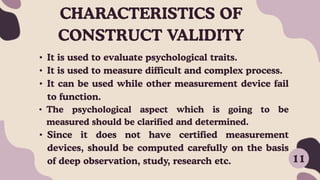 2.3. Types of Validity in assessment and education | PPTX