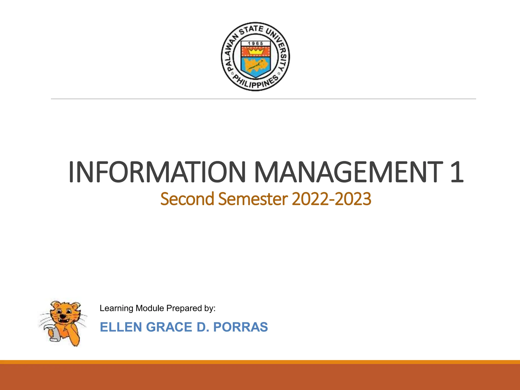 Information Management | PPT