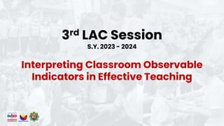 Classroom Observable Indicators 2023-2024.pptx