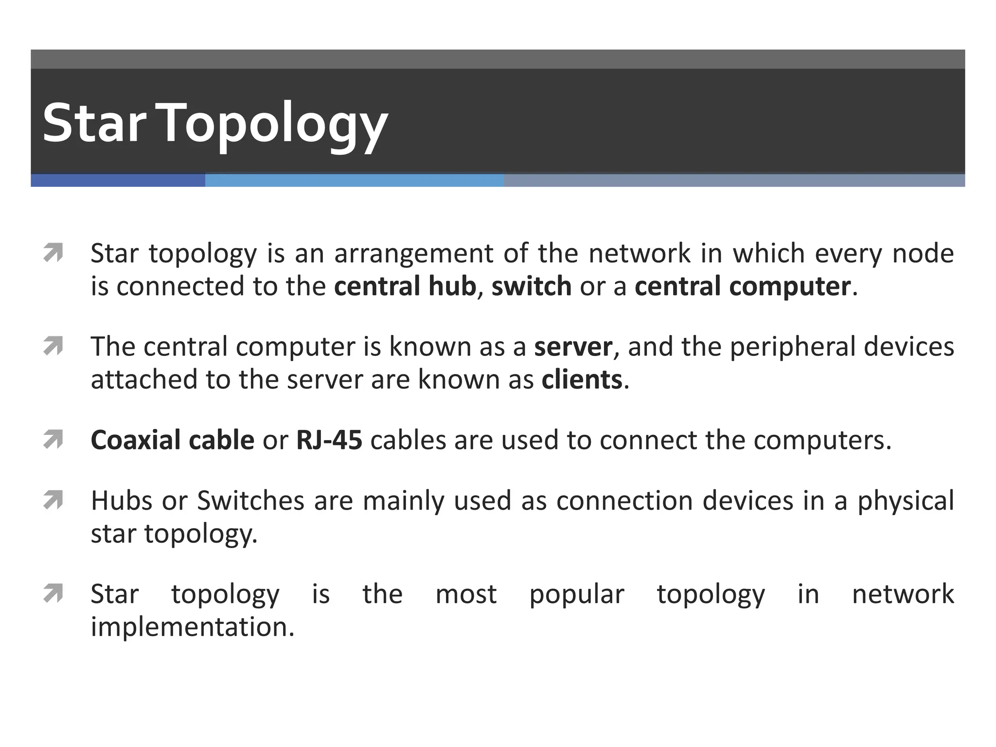 Network Topologies in computer networking | PPT | Free Download