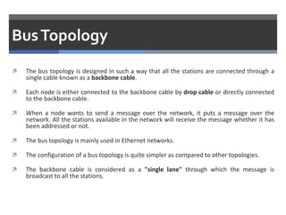 Network Topologies in computer networking | PPTX