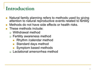 2. Natural FP methods.ppt natural family plans | PPT