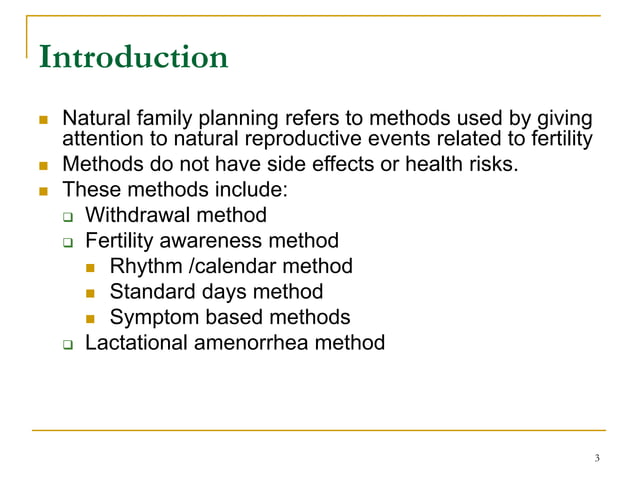 2. Natural FP methods.ppt natural family plans | PPT