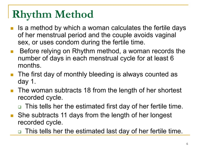 2. Natural FP methods.ppt natural family plans | PPT