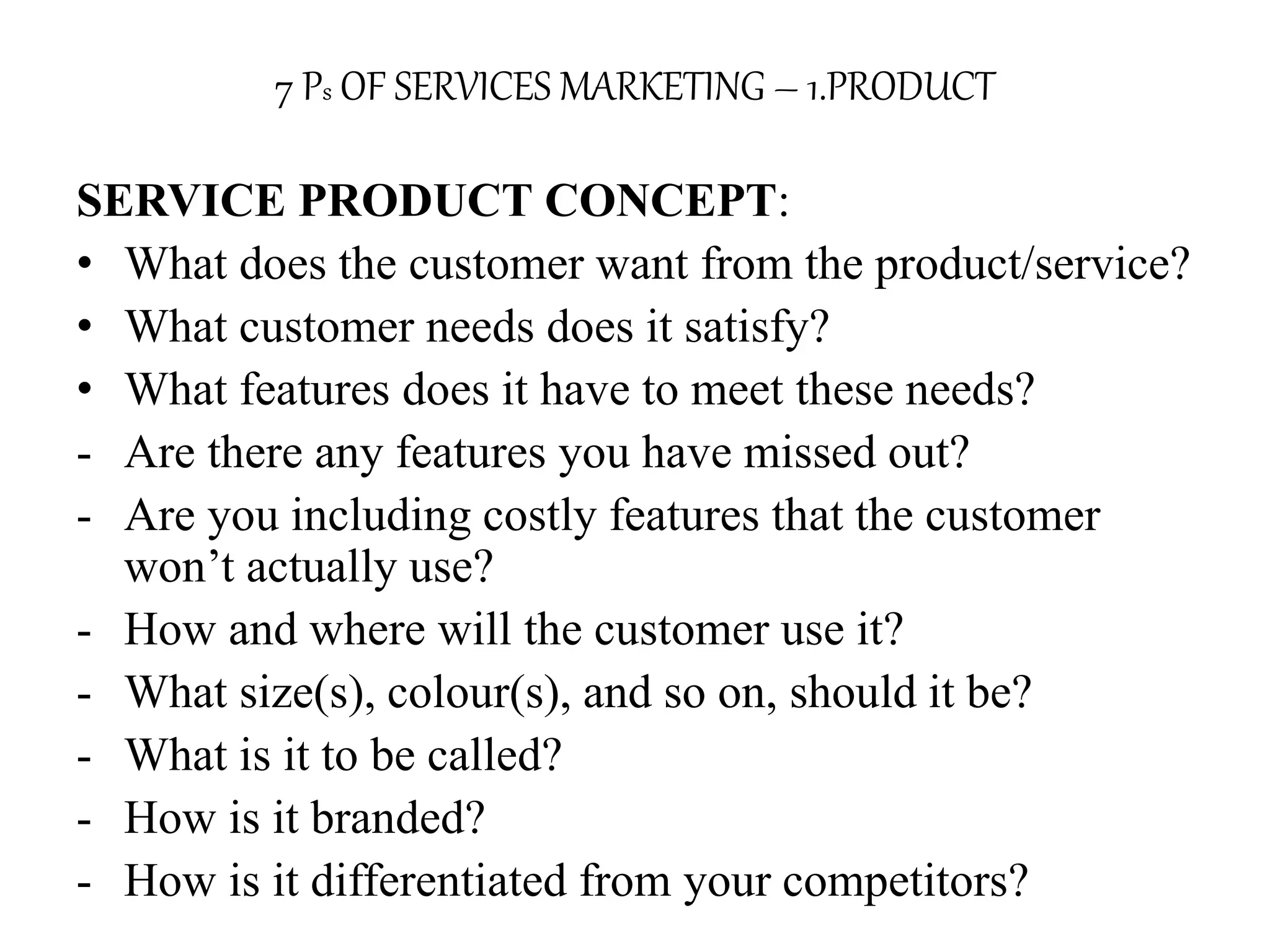 7 Ps of Services Marketing - The traditional 4 Ps and the additional 3 ...