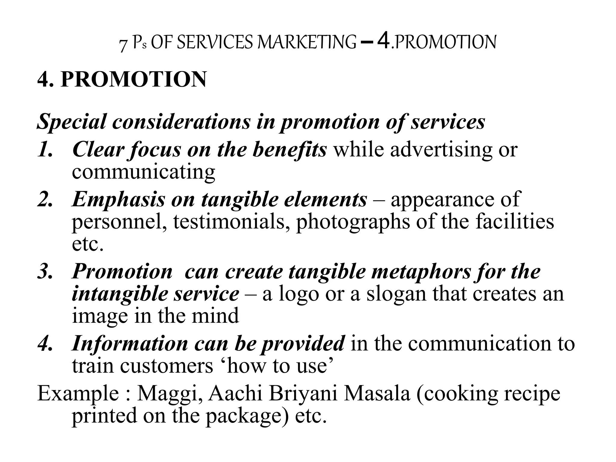 7 Ps of Services Marketing - The traditional 4 Ps and the additional 3 ...