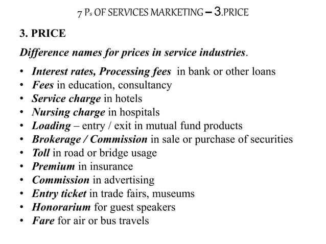 7 Ps of Services Marketing - The traditional 4 Ps and the additional 3 ...