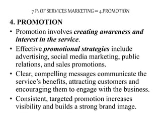 7 Ps of Services Marketing - The traditional 4 Ps and the additional 3 ...
