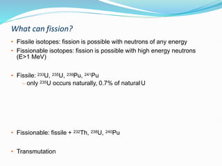 Introduction to nuclear reactor fuel and material | PPTX