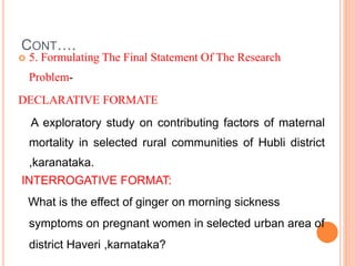 2.FORMULATION OF RESEARCH STATEMENT &OBJECTIVES.pptx