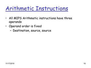 2. ALU and MIPS Arcitecture introduction.pdf