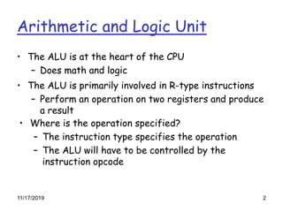 2. ALU and MIPS Arcitecture introduction.pdf