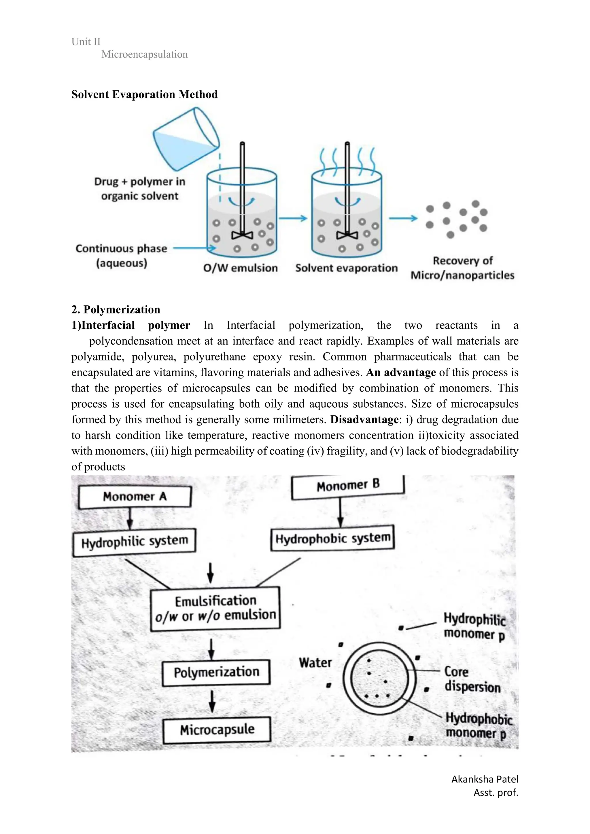 unit 2. various approaches on Microencapsulation.pdf