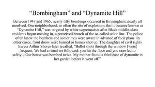 2.15.24 The Birmingham Campaign and MLK.pptx