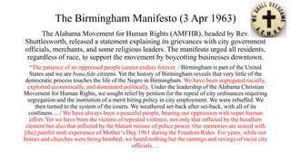 2.15.24 The Birmingham Campaign and MLK.pptx