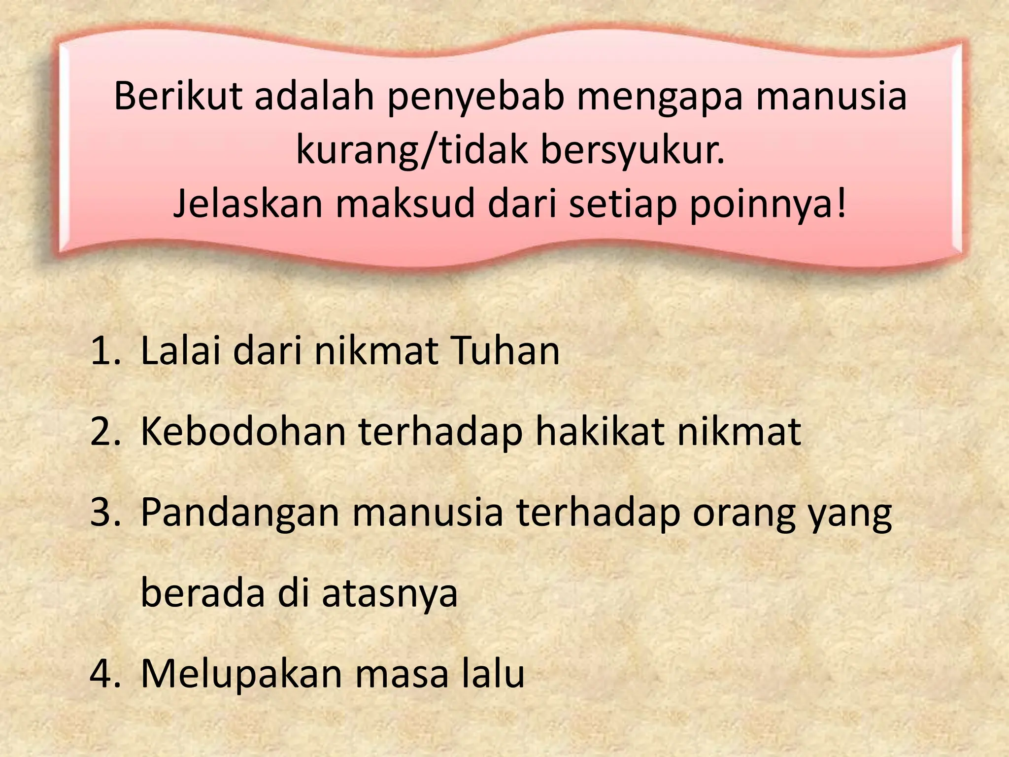 DAHSYATNYA KEUTAMAAN BERSYUKUR BAGI DIRI SENDIRI | PPTX